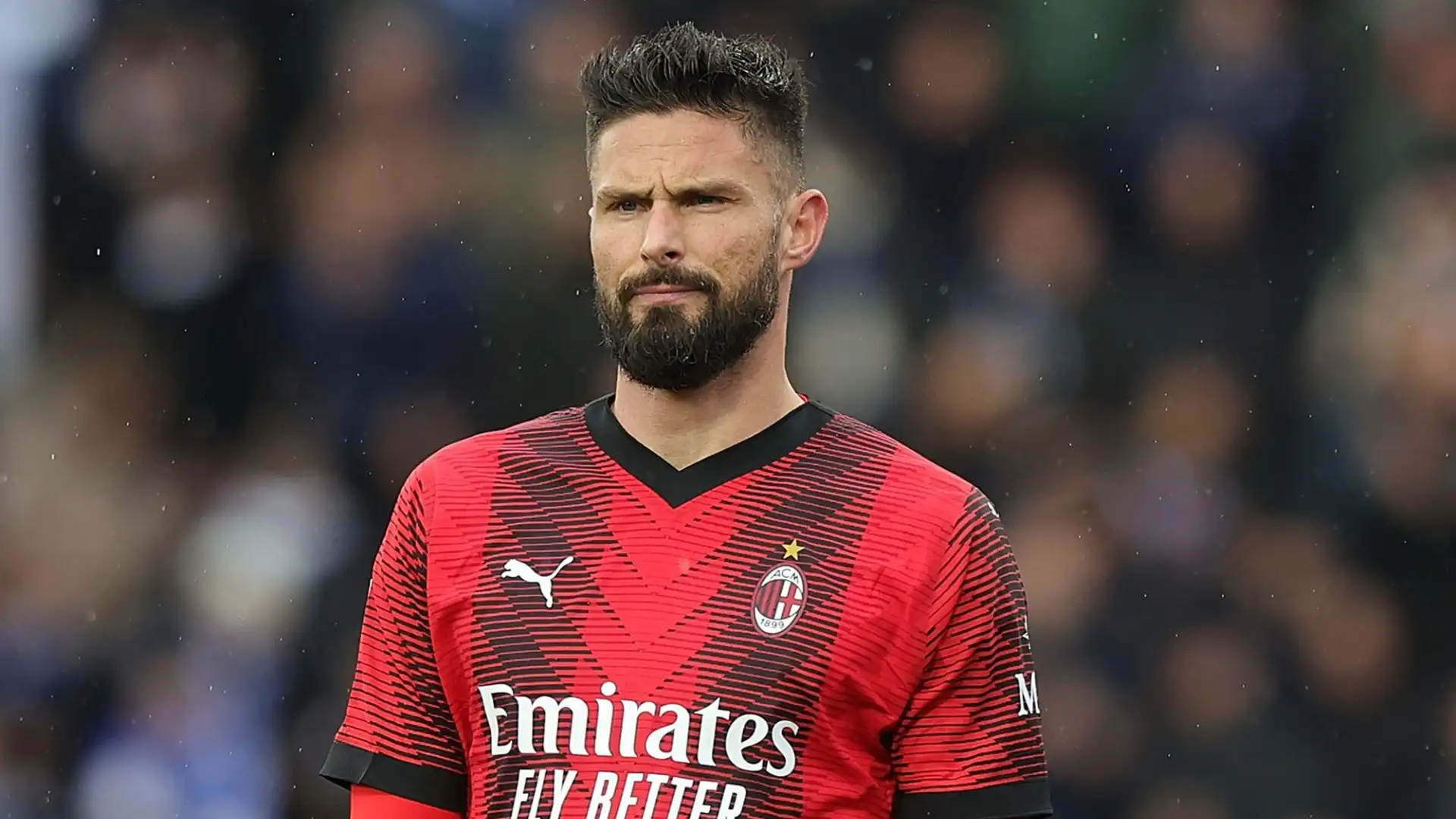 Olivier Giroud-Milan: il futuro è in bilico. Foto
